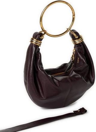 Chlo&eacute; Petit sac Hobo Bracelet en cuir