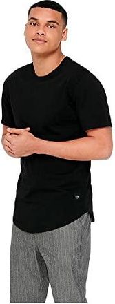 Only & Sons Onsmatt Longy SS Tee Noos T-Shirt, Noir, 3XL Homme