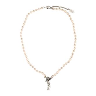 Vivienne Westwood Putti Perlenkette - - Accessories - Damen - Wei&szlig; - ONE SIZE