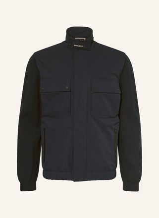Woolrich Woolrich Jacke Im Materialmix blau