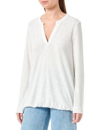 s.Oliver Damen T-Shirt Langarm White 36