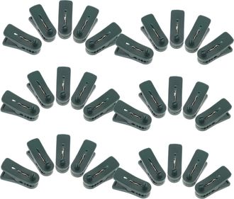 Valiclud 30 St&uuml;ck Kerzenhalter Zum Anklipsen Kerzenhalter Zum Anklipsen Am Weihnachtsbaum Weihnachtskerzenklammern Flammenlose Kerzenklammern Kunststoff