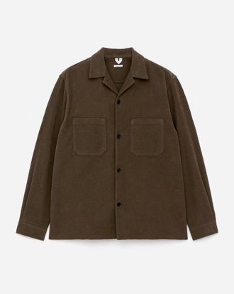 Arket Overshirt Aus Baumwoll-Moleskin -Beige