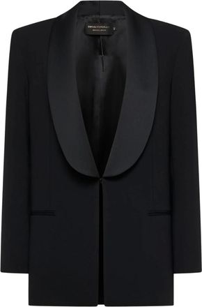 Simona Corsellini Femme, Vestes, Noir, Taille: 42 FR Giacca smoking