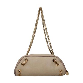 Stella McCartney Femme, Sacs, Beige, Taille: ONE Size Sac Bandouli&egrave;re en Cuir au Design &Eacute;pur&eacute;