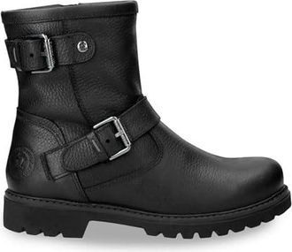 Panama Jack Felina B9 Noir, Bottines imperm&eacute;ables en cuir avec boucle pour femme
