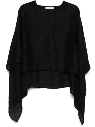 Henrik Vibskov blouse Uncut en soie - Noir
