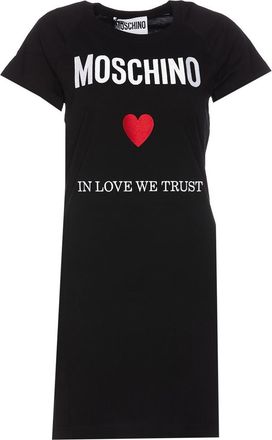 Moschino Knielanges Kleid - Schwarz