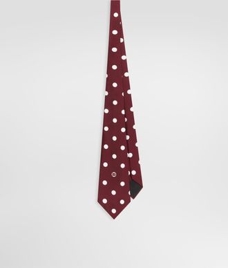 Dolce & Gabbana Krawatte Aus Seidentwill Mit Polka-dot-print - Mann Krawatten Und Einstecktuch Mehrfarbig Onesize