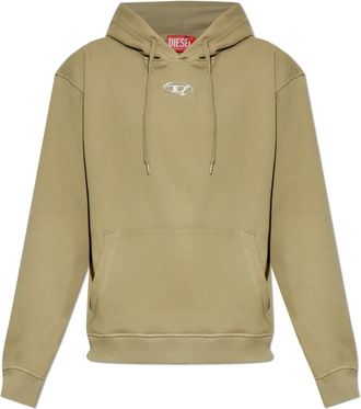 Diesel Homme, Sweatshirts et sweats &agrave; capuche, Vert, Taille: 2XL S-Norm-Hood-Iod SweaT-shirt