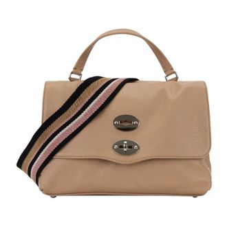 Zanellato Strukturierte Leder Damen Schultertasche - - Bags - Damen - Braun - ONE SIZE