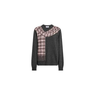 Moschino Damen, Strickwaren, Grau, 2XLGr&ouml;&szlig;e