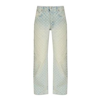 Misbhv Misbhv, Femme, Jeans, Bleu, Taille: W27 Monogram Jeans