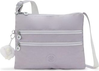 Kipling ALVAR Sac à bandoulière de taille moyenne, Tender Grey (Gris)