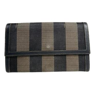 Fendi Portefeuille en cuir vintage Pre-owned - Femme - Pre-owned - Multicolore - Taille: ONE Size