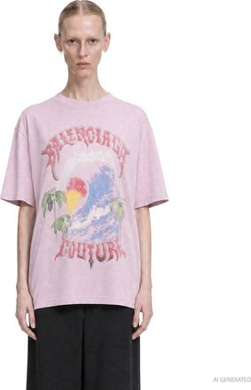Balenciaga Vintage Surfer Overszied T-Shirt