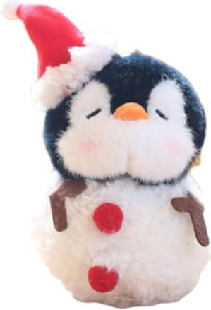 Generic Porte-cl&eacute;s en peluche, porte-cl&eacute;s avec pendentif pingouin en peluche, porte-cl&eacute;s de poup&eacute;e de pingouin en peluche de dessin anim&eacute;, design de d&eacute;tail ex