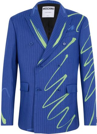 Moschino Homme, Vestes, Bleu, Taille: L Vestes