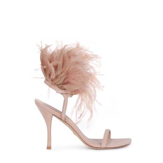 Stuart Weitzman Plume 100 Sandal - - Shoes - Damen - Rosa - 38 1/2 EU