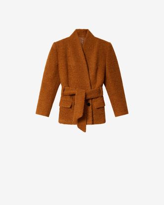Isabel Marant Veste Syndra En Laine - Femme - Caramel - Taille34 - Isabel Marant