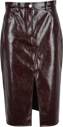 Liu Jo Femme, Jupes, Brun, Taille: 40 FR Jupe Longuette