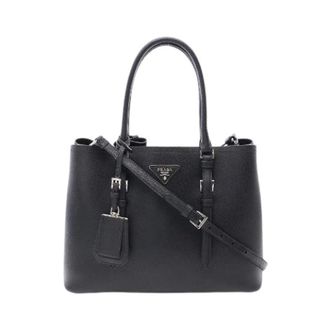 Prada Pre-owned Saffiano Cuir 2way tote bag - Femme - Pre-owned - Noir - Taille: ONE Size