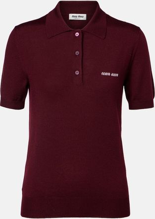 Miu Miu Polopullover aus Wolle