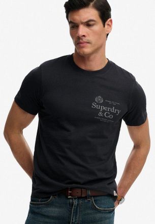 Superdry Rundhalsshirt 1954 Company Relaxed Tee Baumwolle, relaxed fit