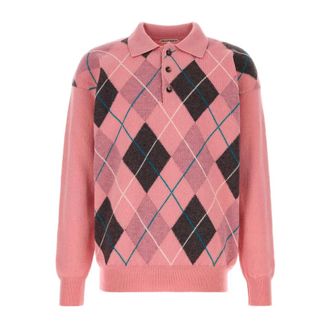 J.W.Anderson Woll-Poloshirt - - Knitwear - Herren - Rosa - L