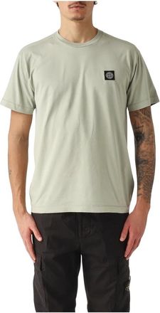 Stone Island Homme, Tops, Vert, Taille: XL T-Shirt 60/2