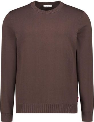 Joop Herren Pullover braun Baumwolle unifarben