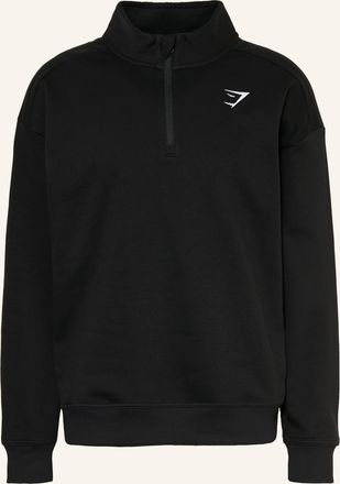 Gymshark Gymshark Sweat-Troyer Crest schwarz