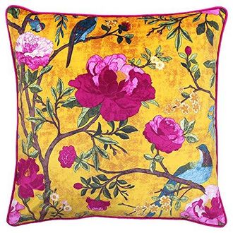Riva Paoletti CHINOIS/HF3/GLD Chinoiserie 50X50 Poly CUSH Gold, 50x50cm