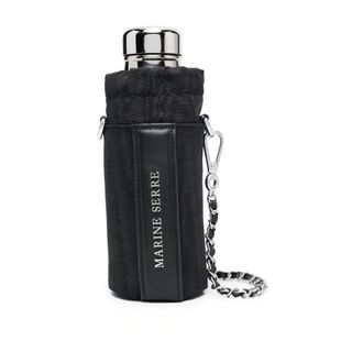 Marine Serre Thermoire Flasche und Denim Halter - - Accessories - Damen - Schwarzk - ONE SIZE