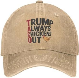 Generic Casquette de Baseball pour Hommes, Tendance Politique Taco Toujours la foutte Casquette de Baseball Casquettes lav&eacute;es Casquette Activit&eacute;s r&eacute;tro de Ple