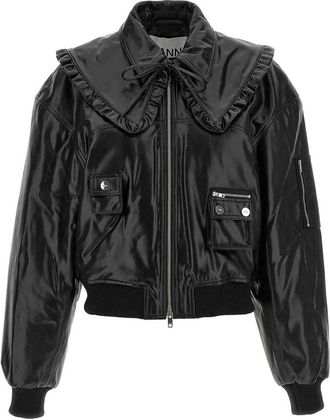 Ganni Bomber - Noir