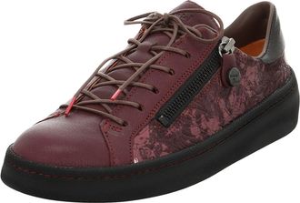 Think Think Kumi Damen chromfrei gegerbte nachhaltige Sneaker, Prugna/Kombi 5000, 36.5 EU