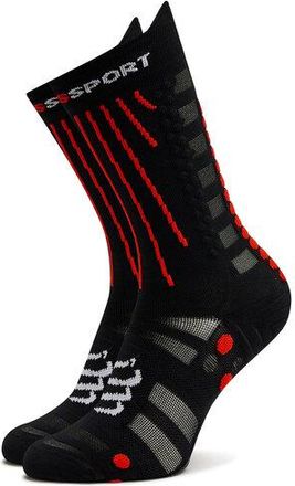 Compressport Lange Socken Aero XU00054B Schwarz