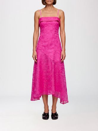 Ganni Kleid GANNI Damen Farbe Raspberry