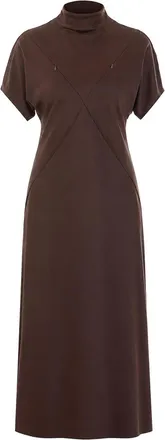 Pinko Robe Au Genou - Marron