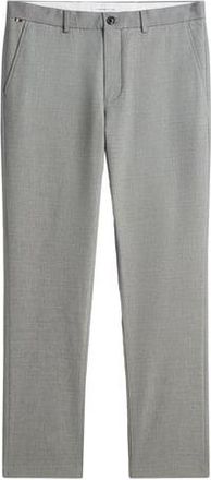 Tommy Hilfiger Pantalon droit en coton m&eacute;lang&eacute;