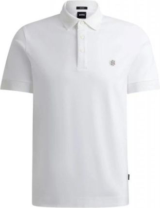 HUGO BOSS Homme, Tops, Blanc, Taille: M C-Parris 01 Polo