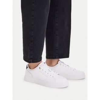 Tommy Hilfiger Sneakers Tommy Hilfiger Th Chic Sneaker FW0FW09105 Wei&szlig;