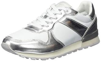 Pepe Jeans London Femme Verona W Greek Basket, Argent 934, 39 EU