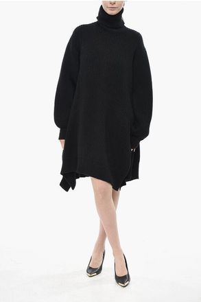 Yohji Yamamoto High-Neck Knit Dress size S