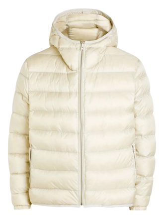 Ten c padded hooded jacket - Nude