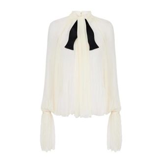 Elisabetta Franchi Damen, Blusen & Hemden, Beige, XSGr&ouml;&szlig;e