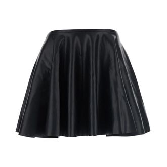 Norma Kamali Ausgestellter Minirock - - Skirts - Damen - Schwarzk - M