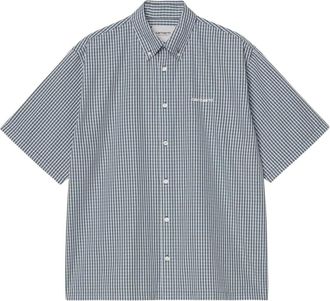 Carhartt Work in Progress Homme, Chemises, Bleu, Taille: 2XL S/S Groff Shirt