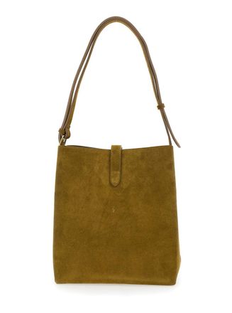 SOEUR Womens Shoulder Bag Bello Brown Leather